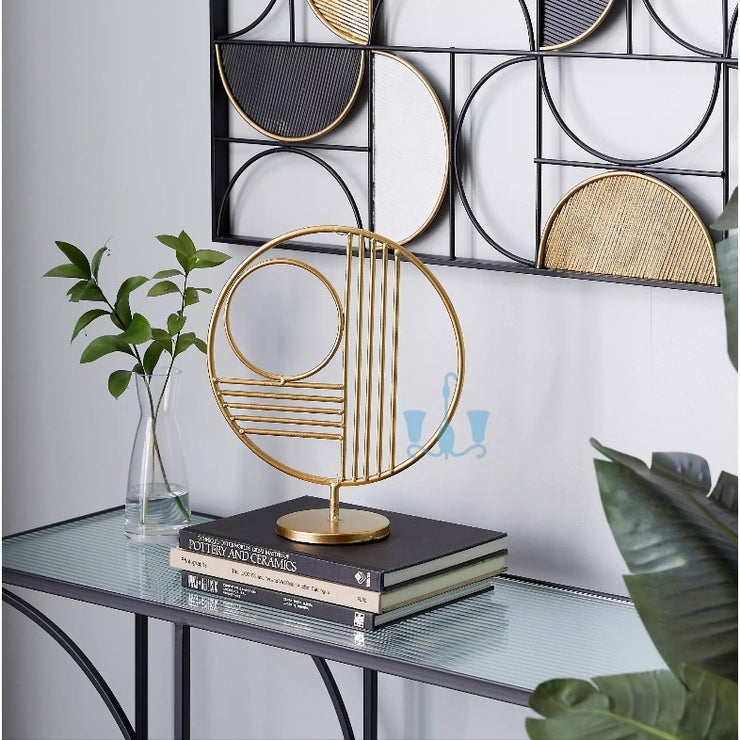 Stunning Gold Geometric Figurine