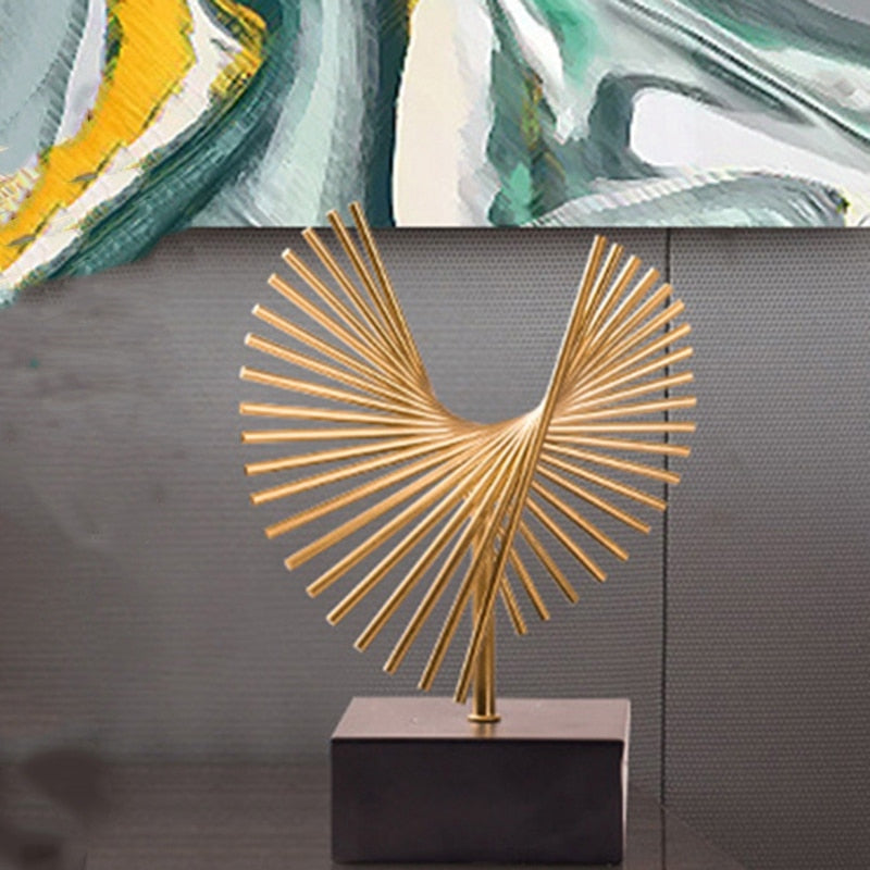 Eclectic Abstract Metal Figurine