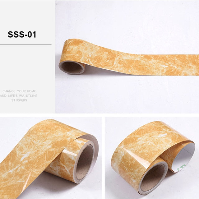 Pioneering Baseboard Waistline Self Adhesive Wall Stickers