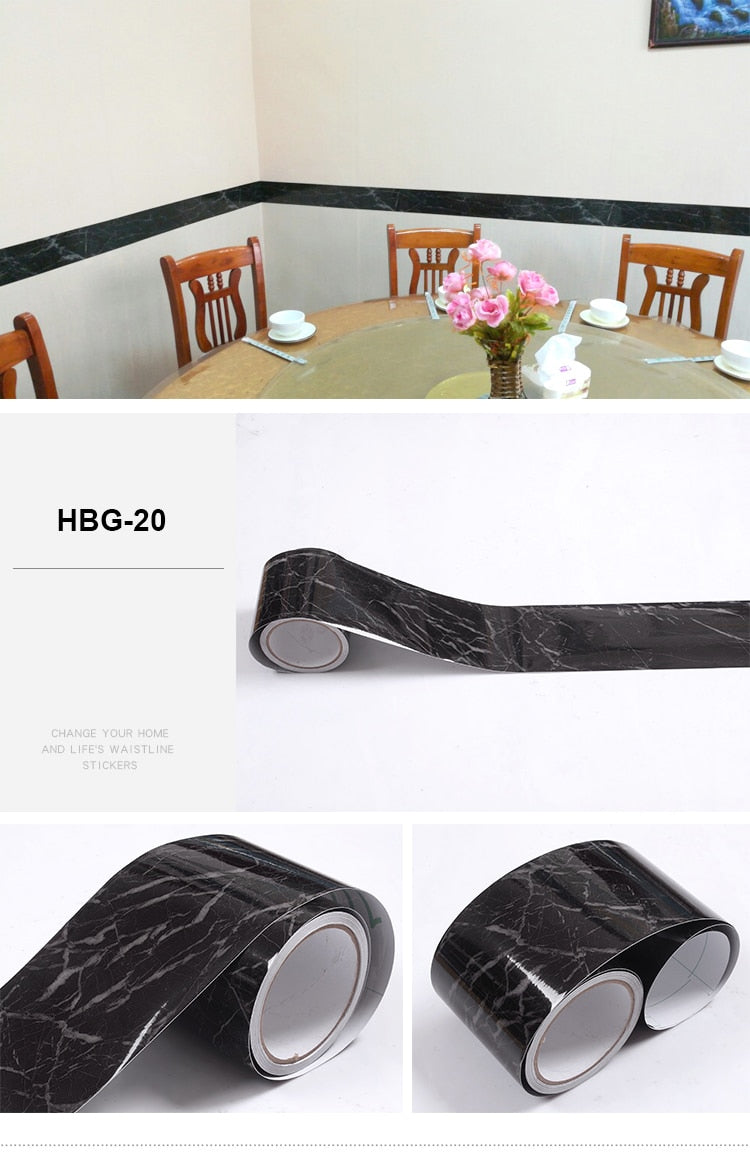 Pioneering Baseboard Waistline Self Adhesive Wall Stickers