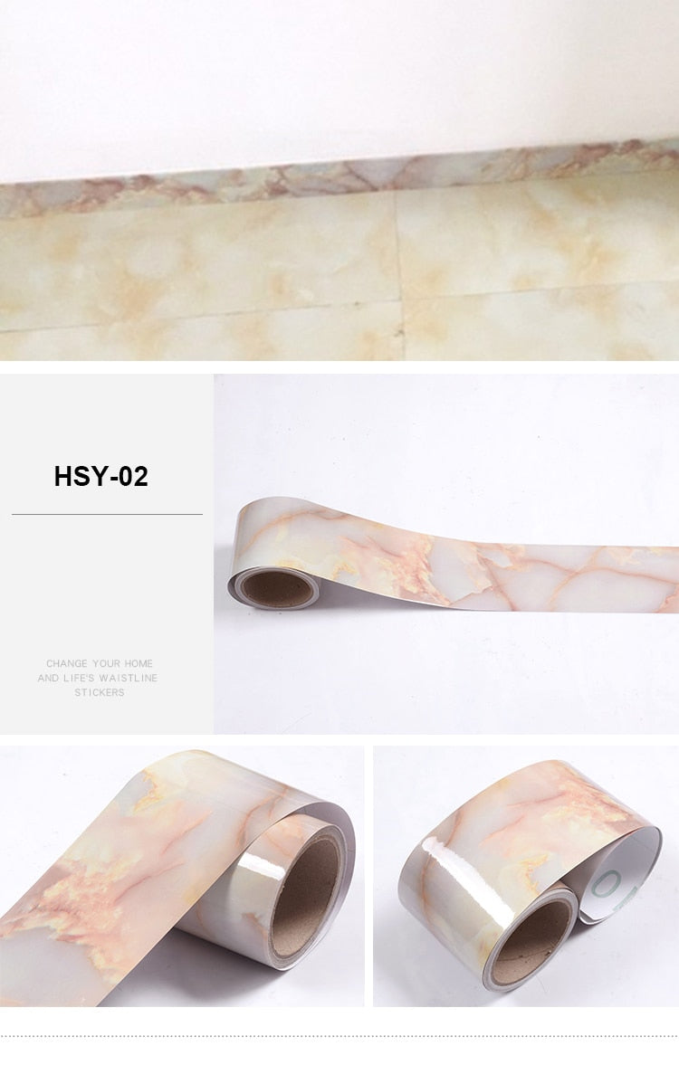 Pioneering Baseboard Waistline Self Adhesive Wall Stickers