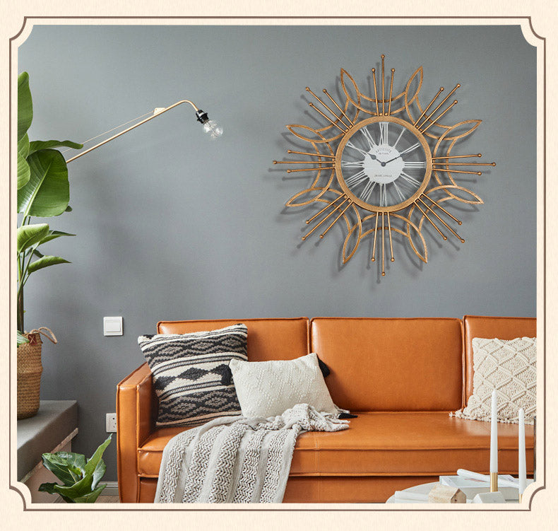 Adroit Large Iron Wall Clock